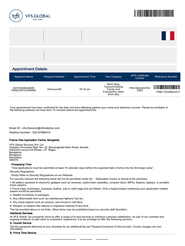 Sathish Apointment | PDF