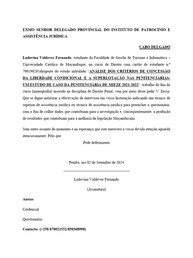 Exemplo de requerimento | PDF