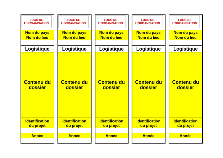 MODÈLE - Étiquettes de Classeur | PDF