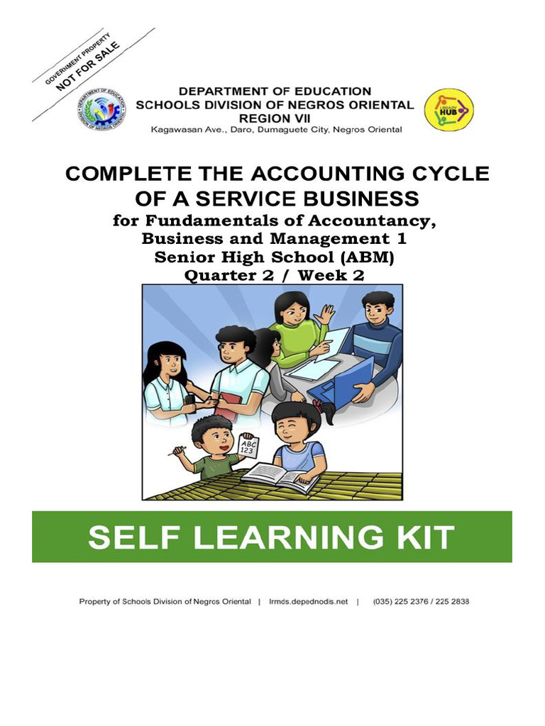 Complete The Accounting Cycle of A Service Business | PDF