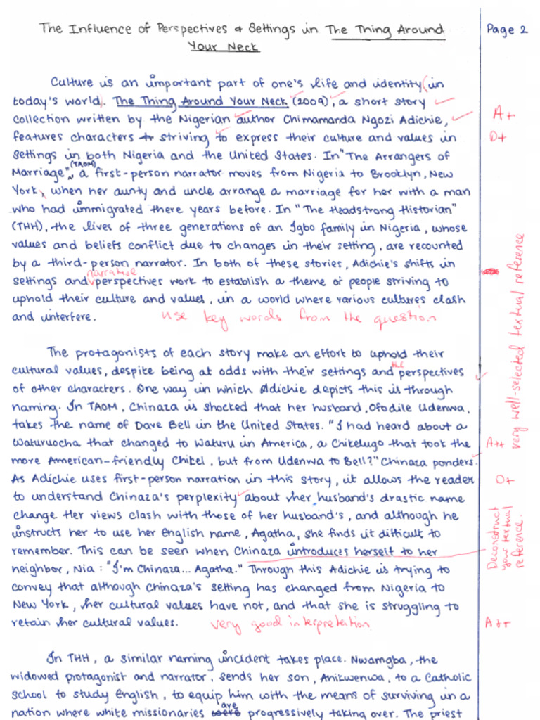 The Thing Around Your Neck | PDF