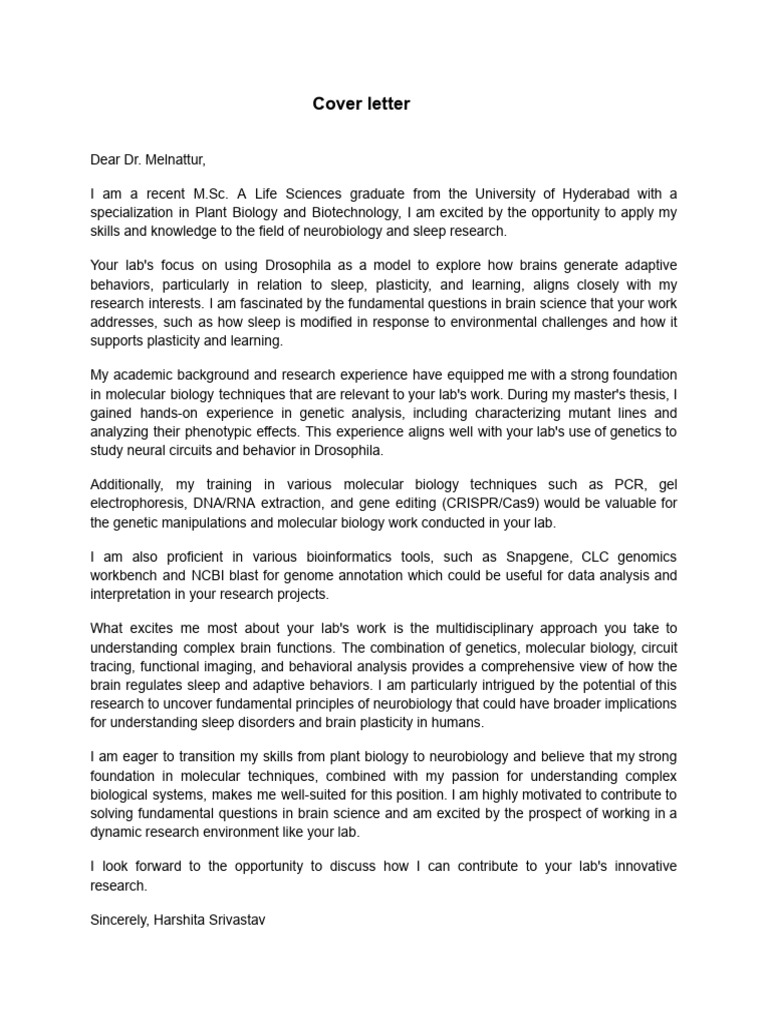 Cover letter (1) | PDF