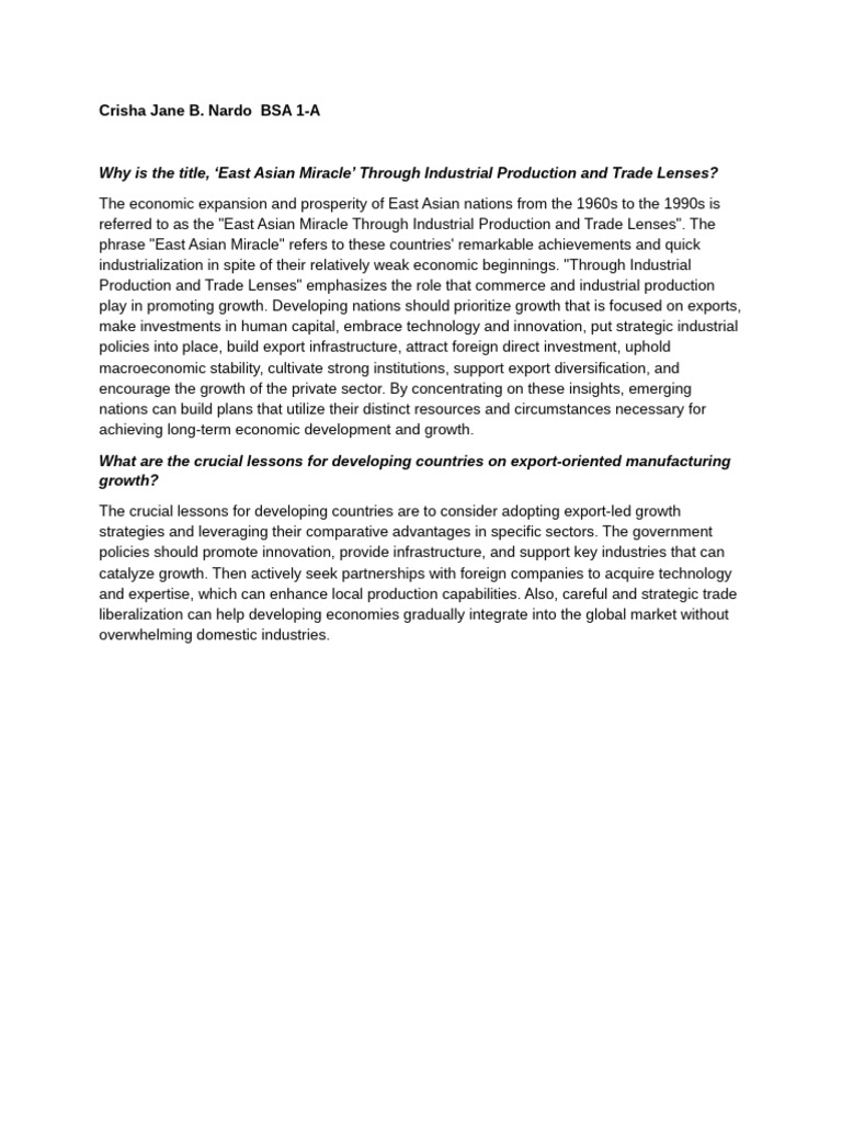 CRISHA JANE NARDO - Assignment 1 Module 1 | PDF