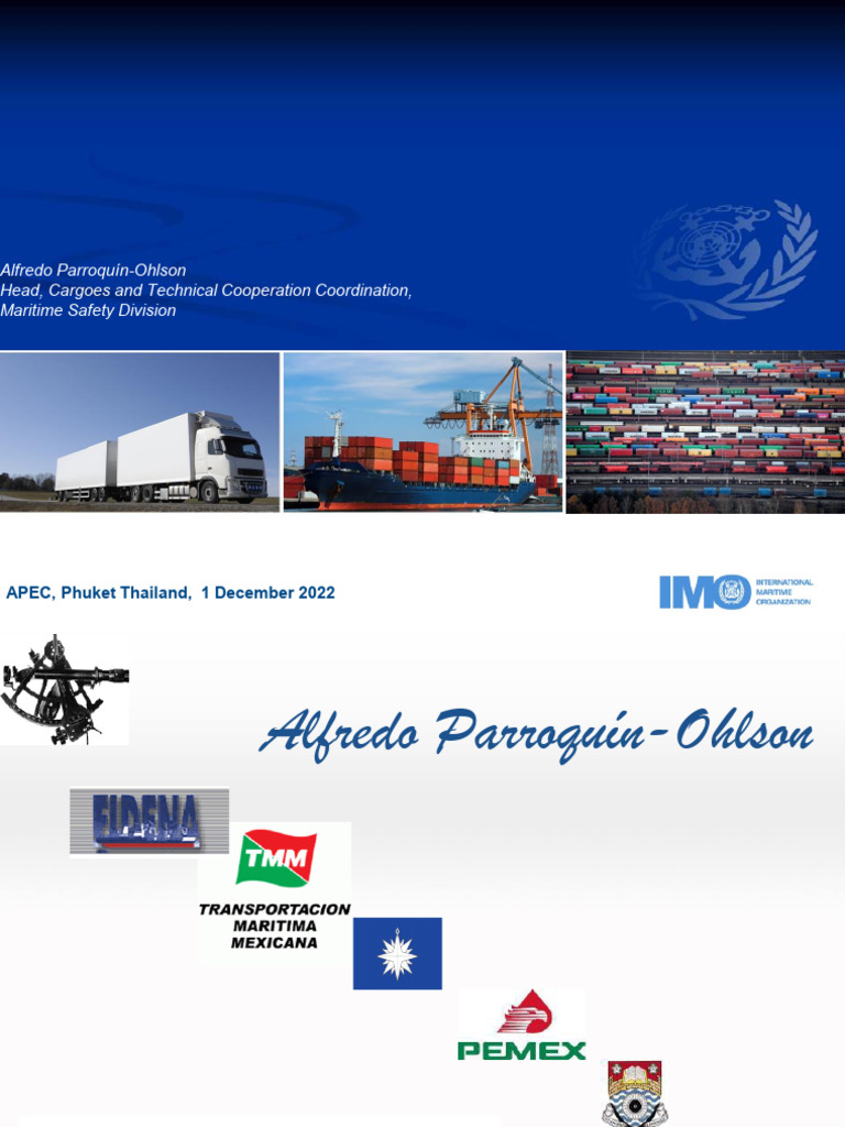 2022 IMO IMDG Presentat6ion APEC Thailand | PDF