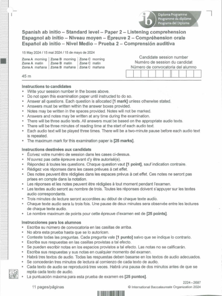 Abinitio Paper 2 Listening | PDF