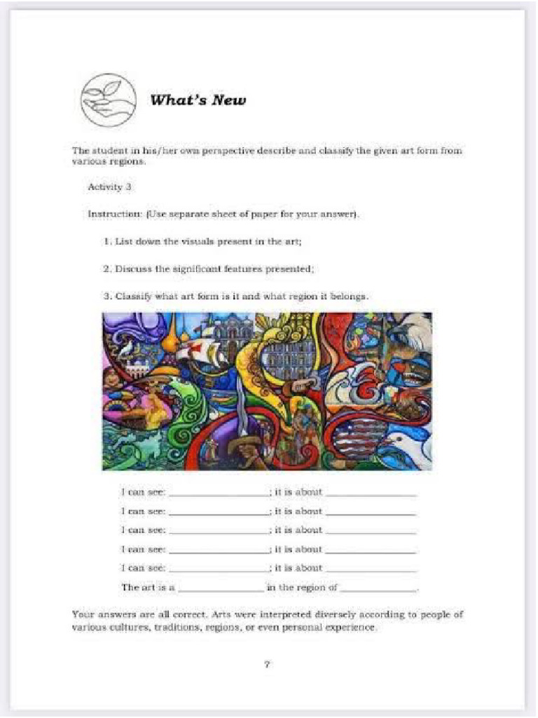 Activity Sheet | PDF
