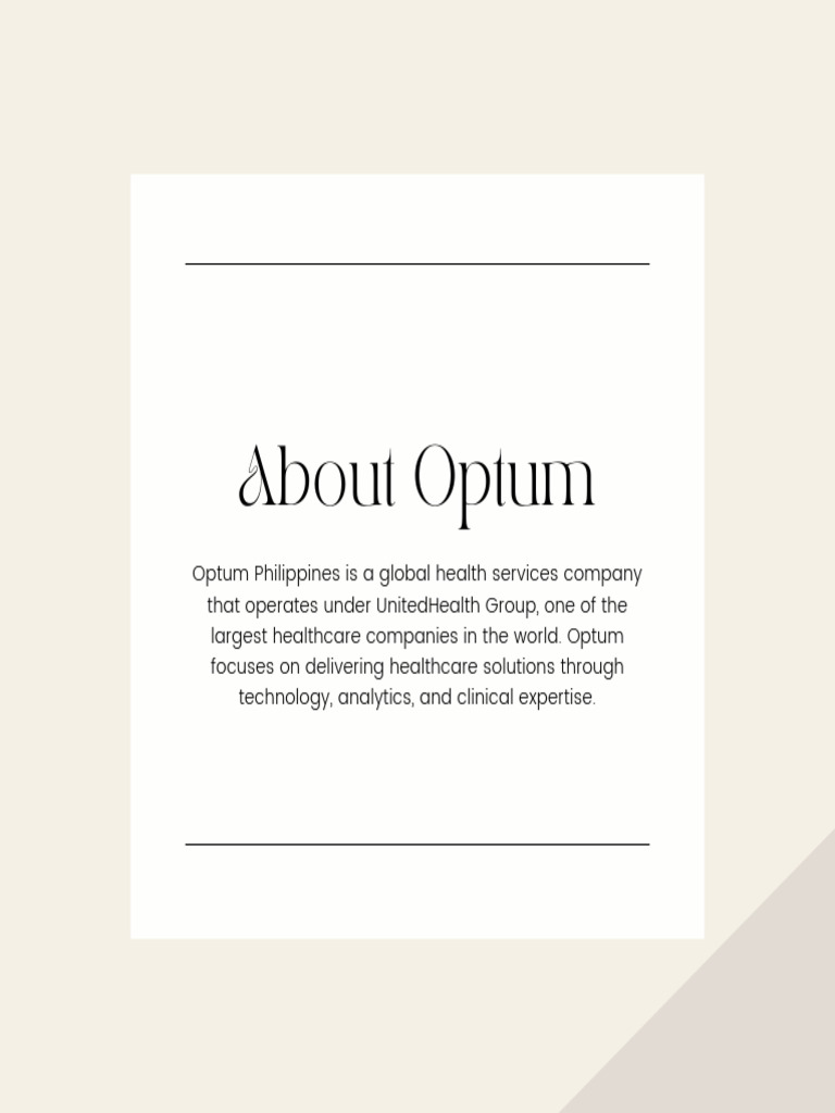 About Optum | PDF