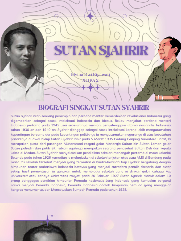 Biography Sutan Syahrir | PDF