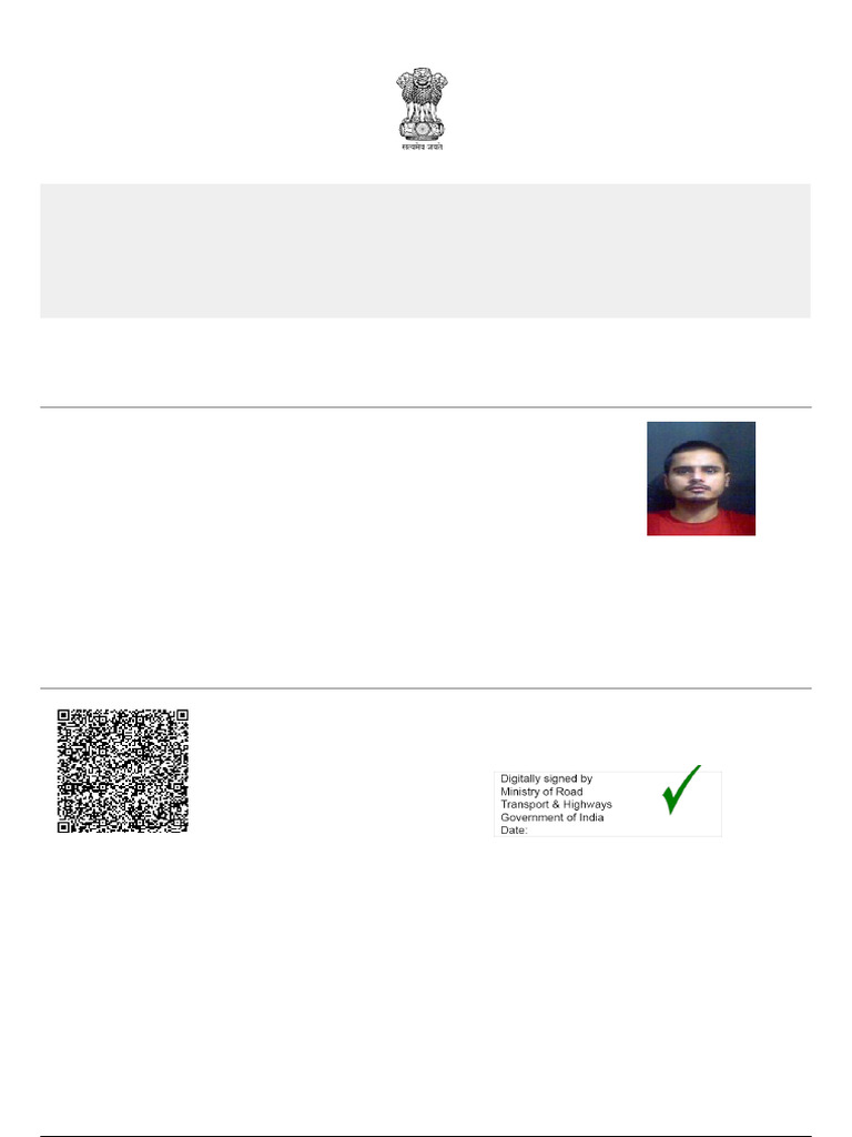 Driving Licence | PDF