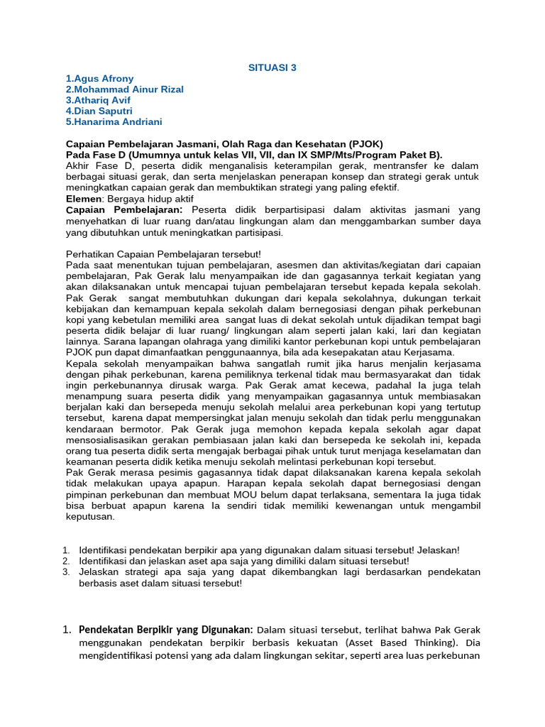 SITUASI 3 Fix | PDF
