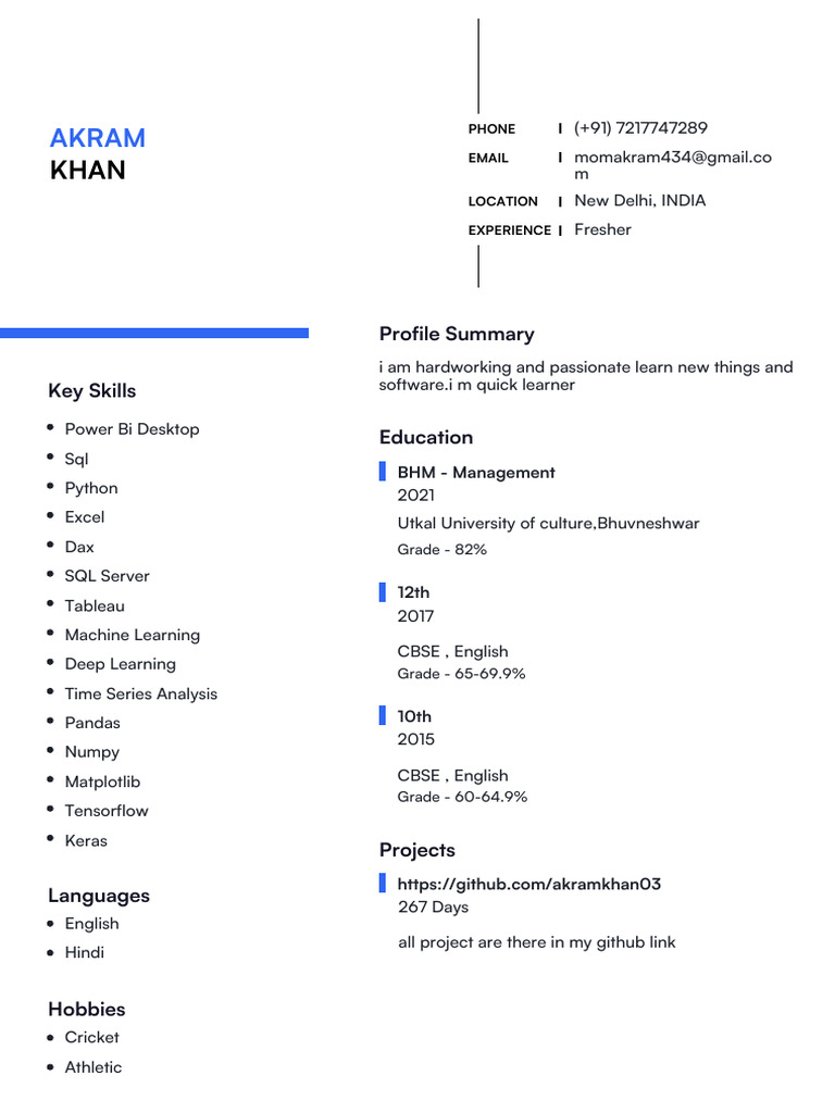 Web Resume | PDF