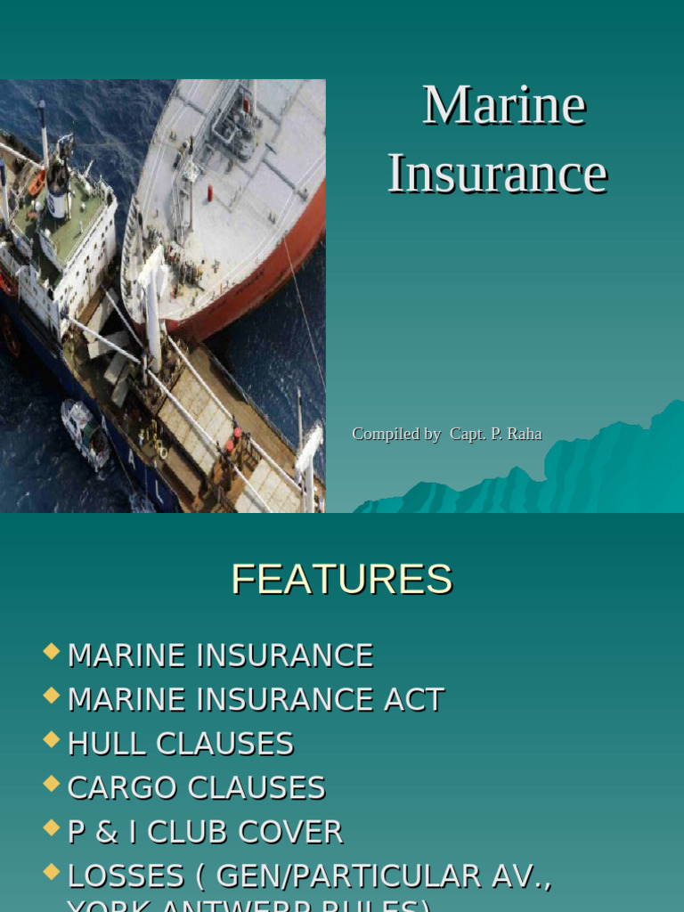 Marine Insurance PPT 2 Copy 1 | PDF
