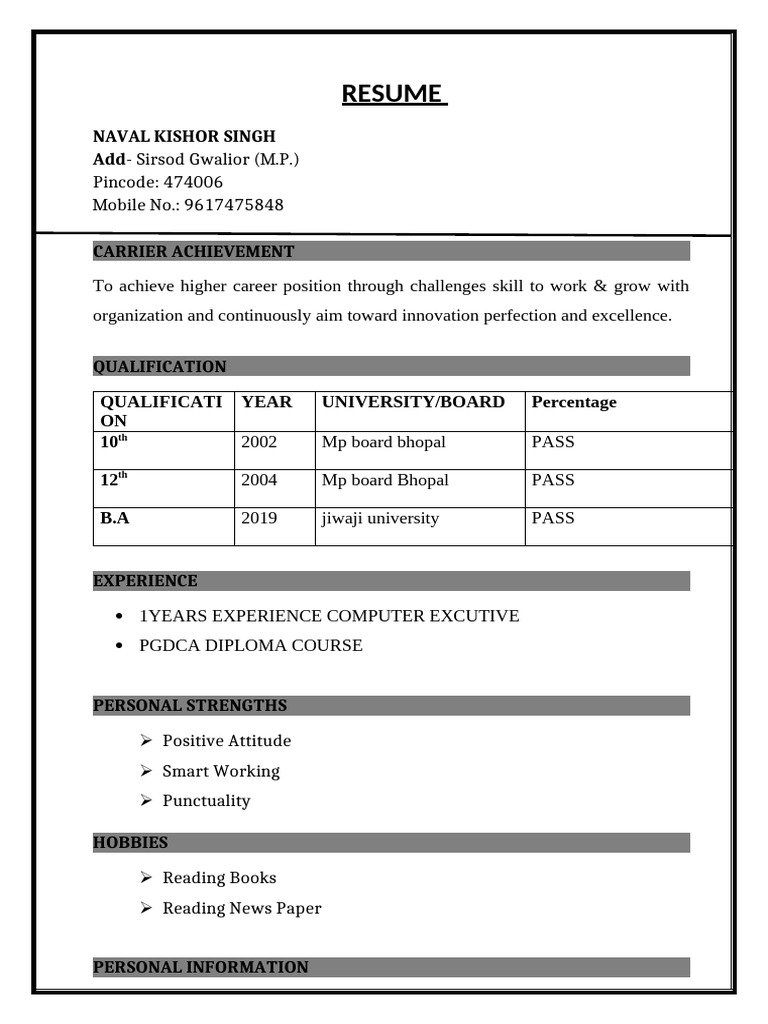 RK Resume (1) 2 | PDF