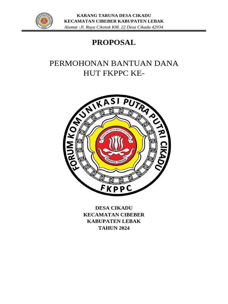 Proposal PT Djarum | PDF
