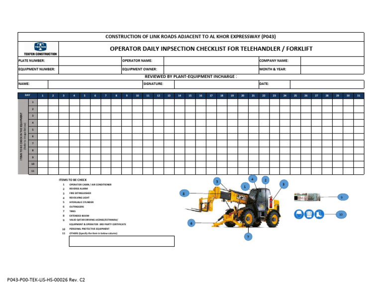 Telehandler Forklift - Rev.C2 | PDF