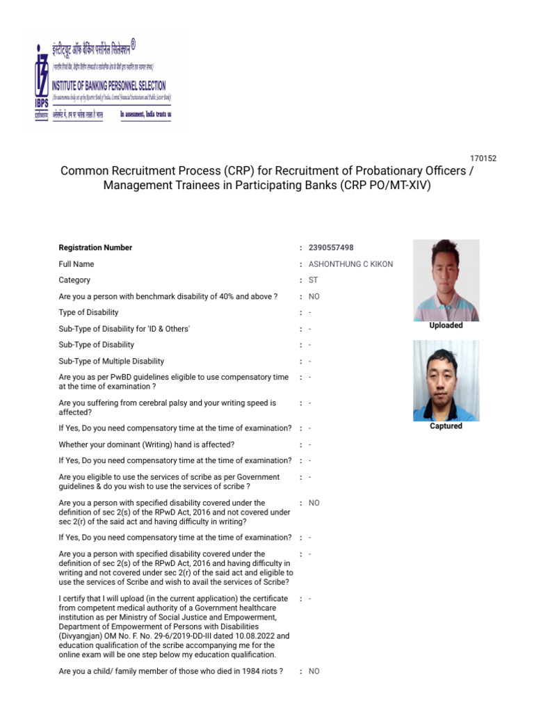Common Recruitment Process (CRP) For Recruitment of Probationary ...