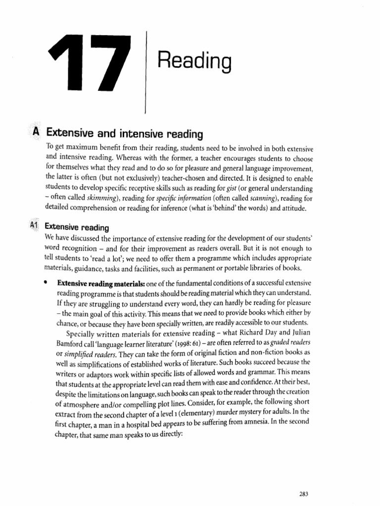 Extensive Reading | PDF
