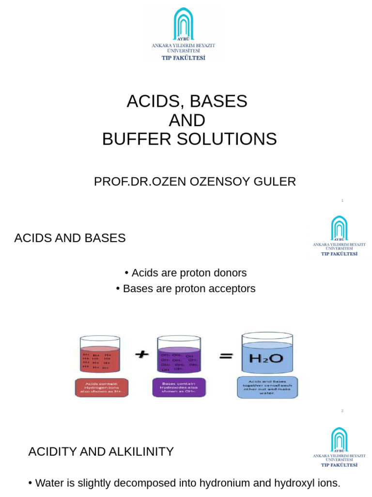Acids, Bases and Buffer Solutions-2020 | PDF