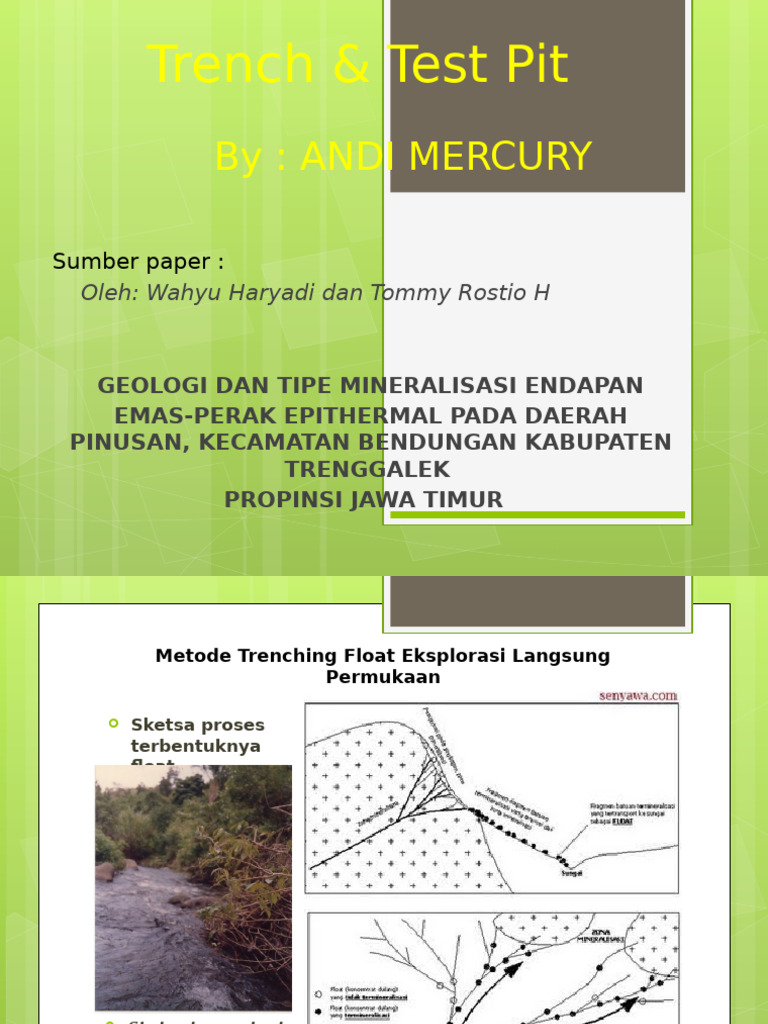Trench Test Pit | PDF