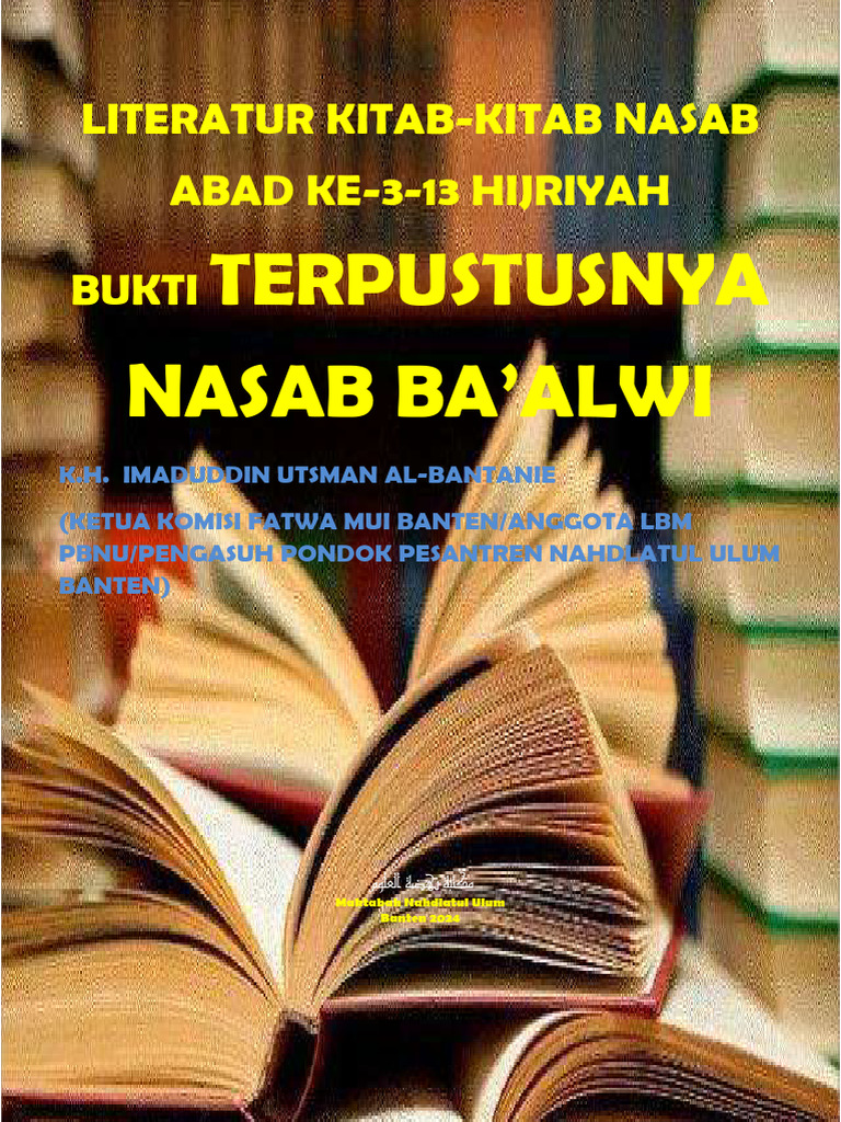 Bukti Terputusnya Nasab Ba'alwi | PDF