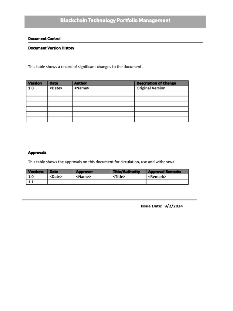 Document Control | PDF