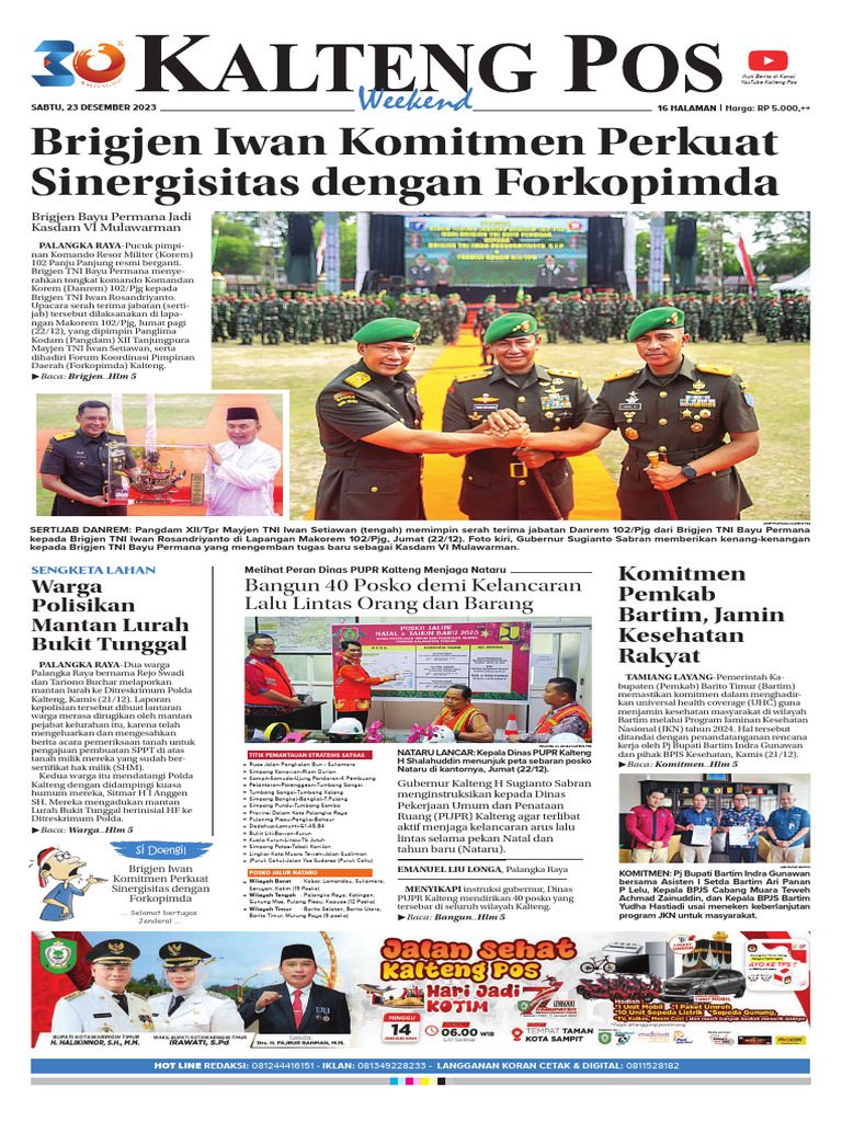 Kalteng Pos Digital 23122023 | PDF