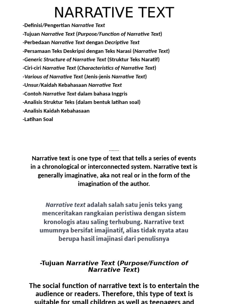 Narrative Text | PDF