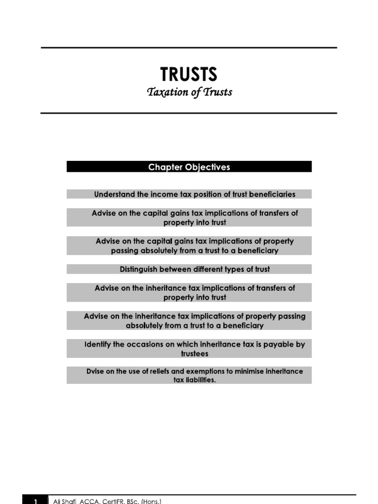 Trusts | PDF
