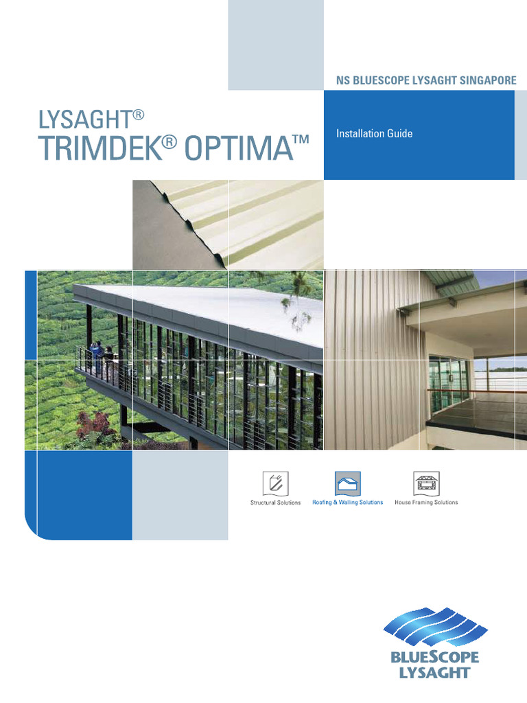 Installation-Guide_Lysaght-Trimdek-Optima | PDF