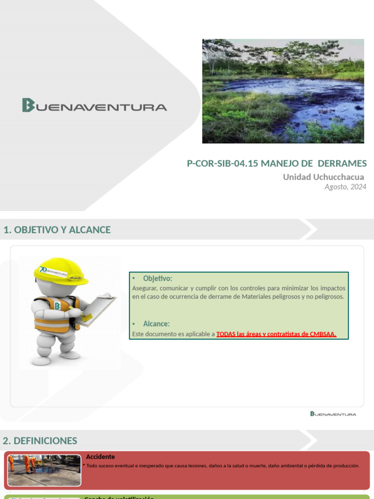 Manejo de Derrames | PDF