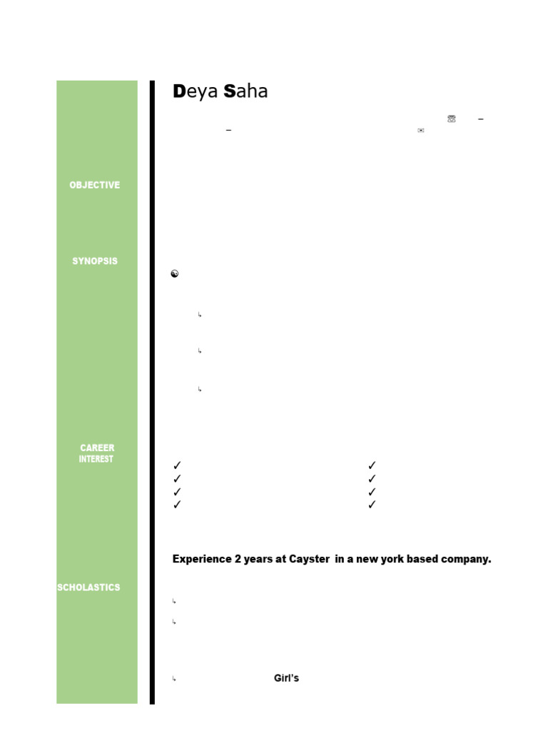 Deya Saha M Com Updated File | PDF
