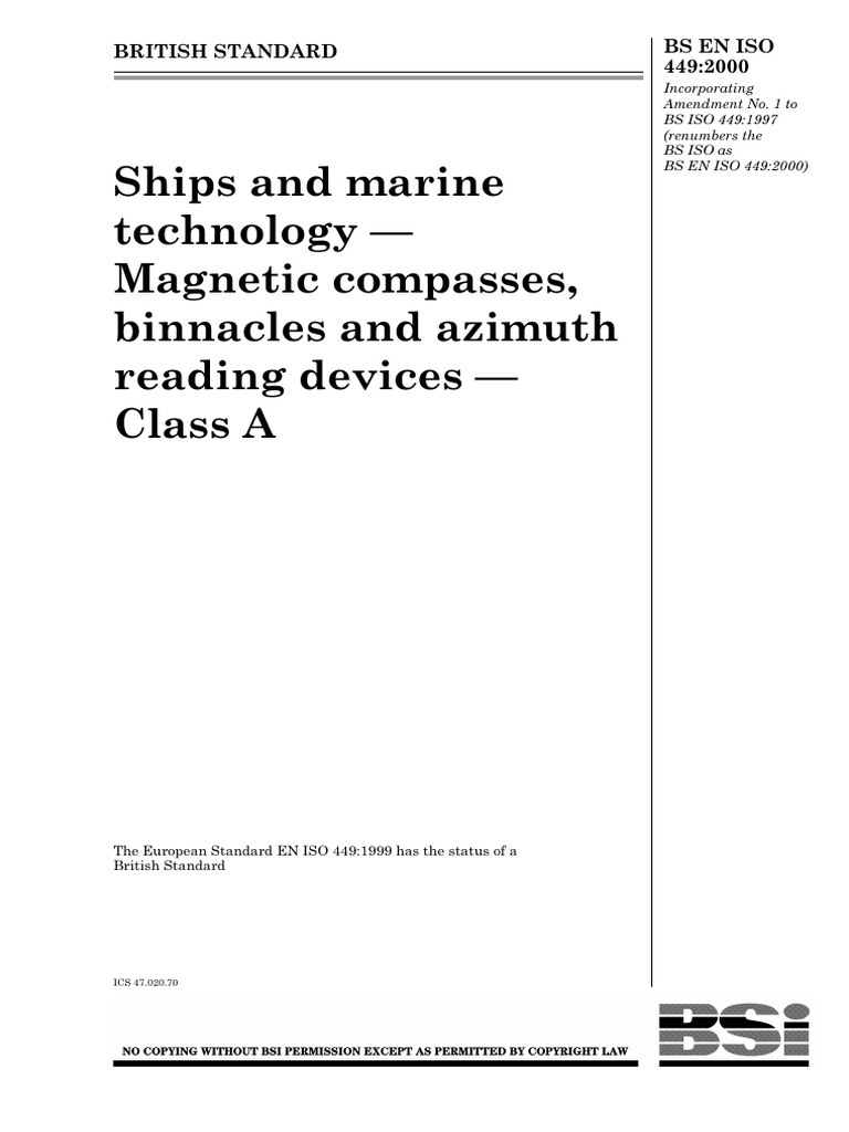 BSI BS EN ISO 449 | PDF
