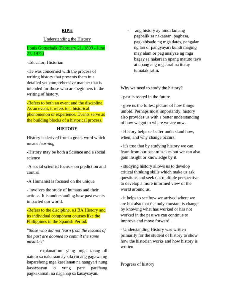 Understanding The History | PDF | Primary Sources | Social Science