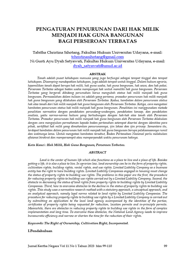 Jurnal Persoalan Tanah | PDF