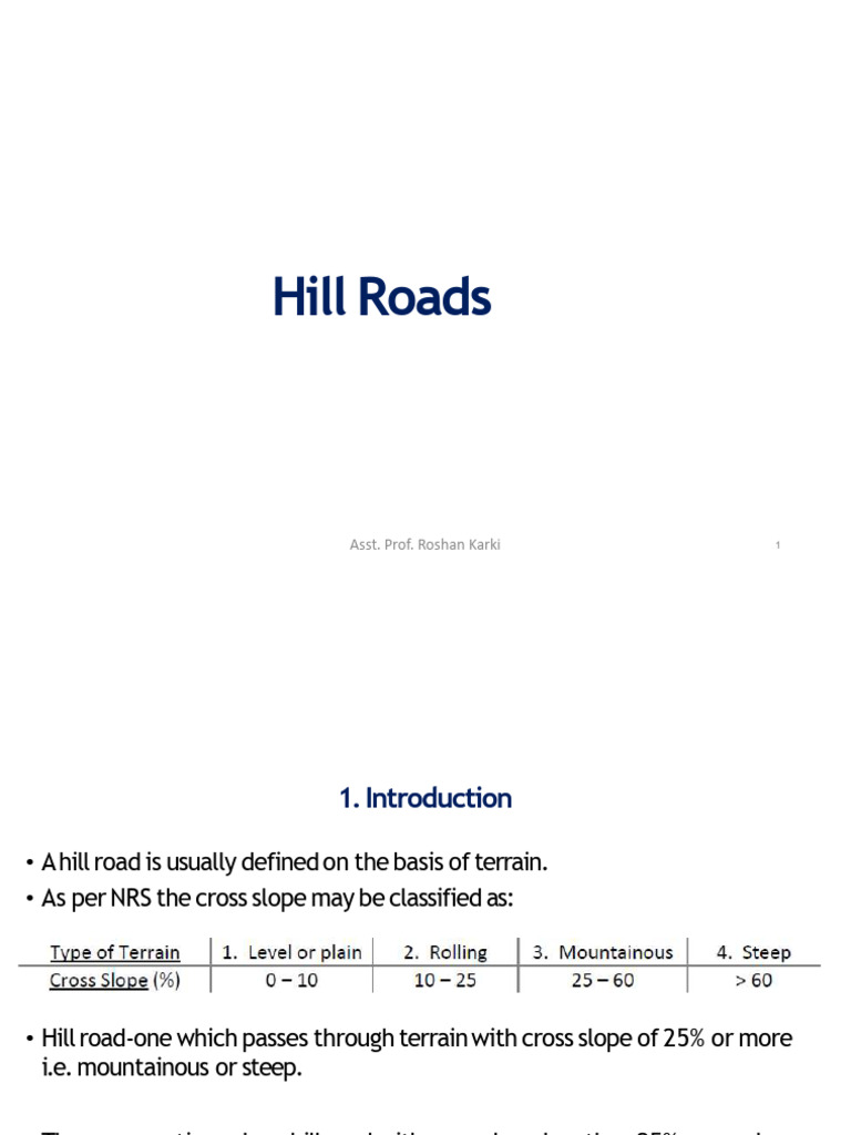 Hill Road | PDF