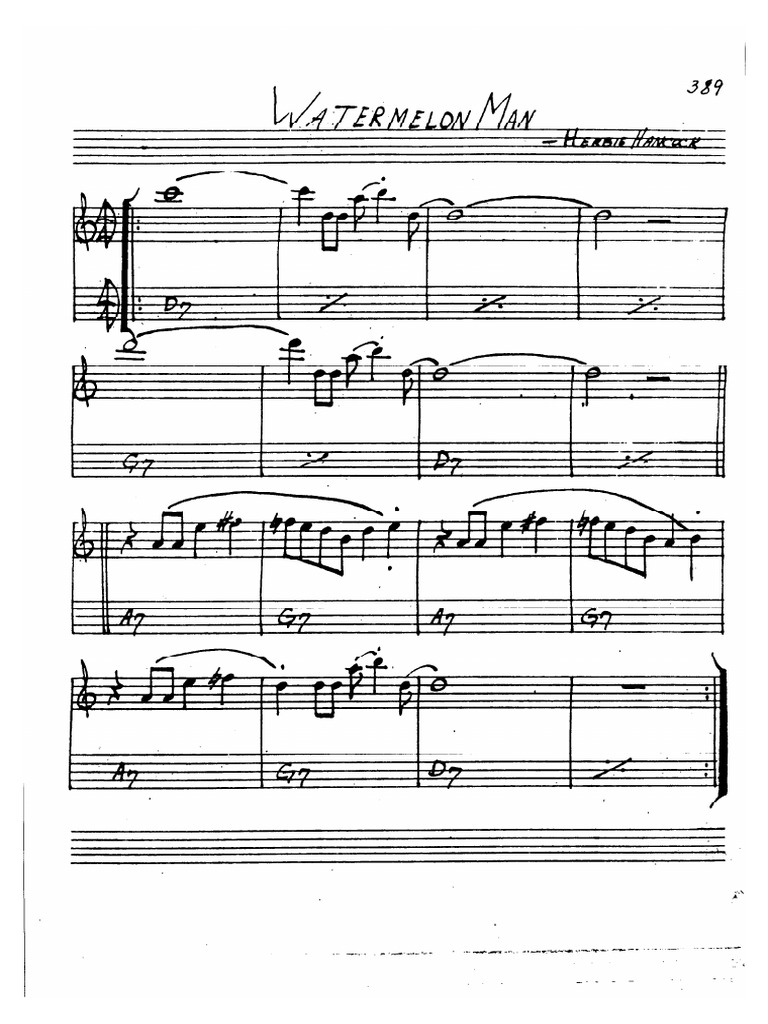 Watermelon Man | PDF