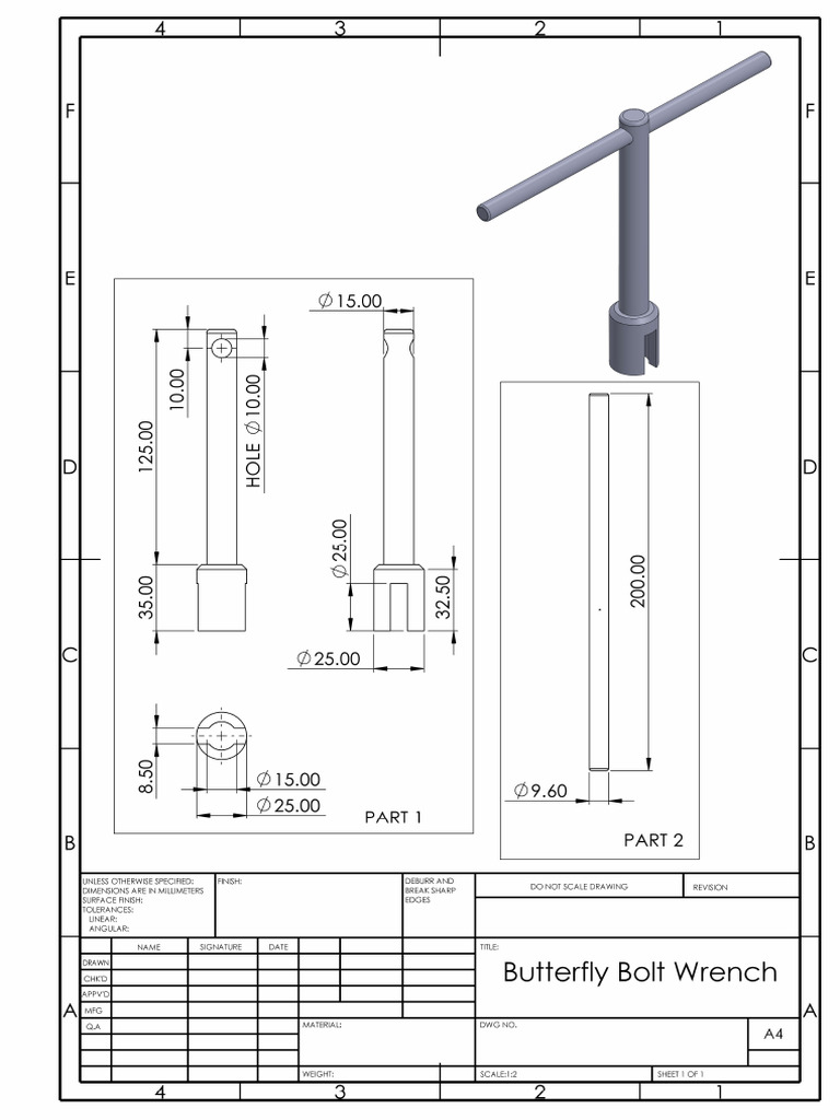 Butterfly Bolt Wrench | PDF