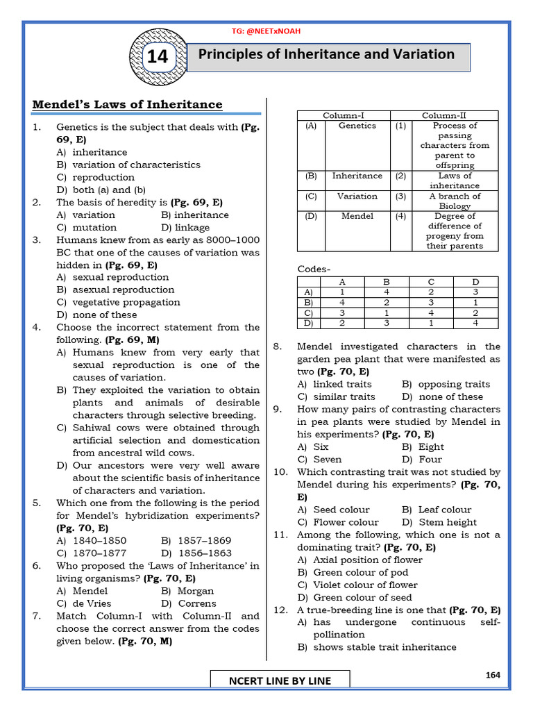 Ncert Line by Line Botany-164-179 | PDF