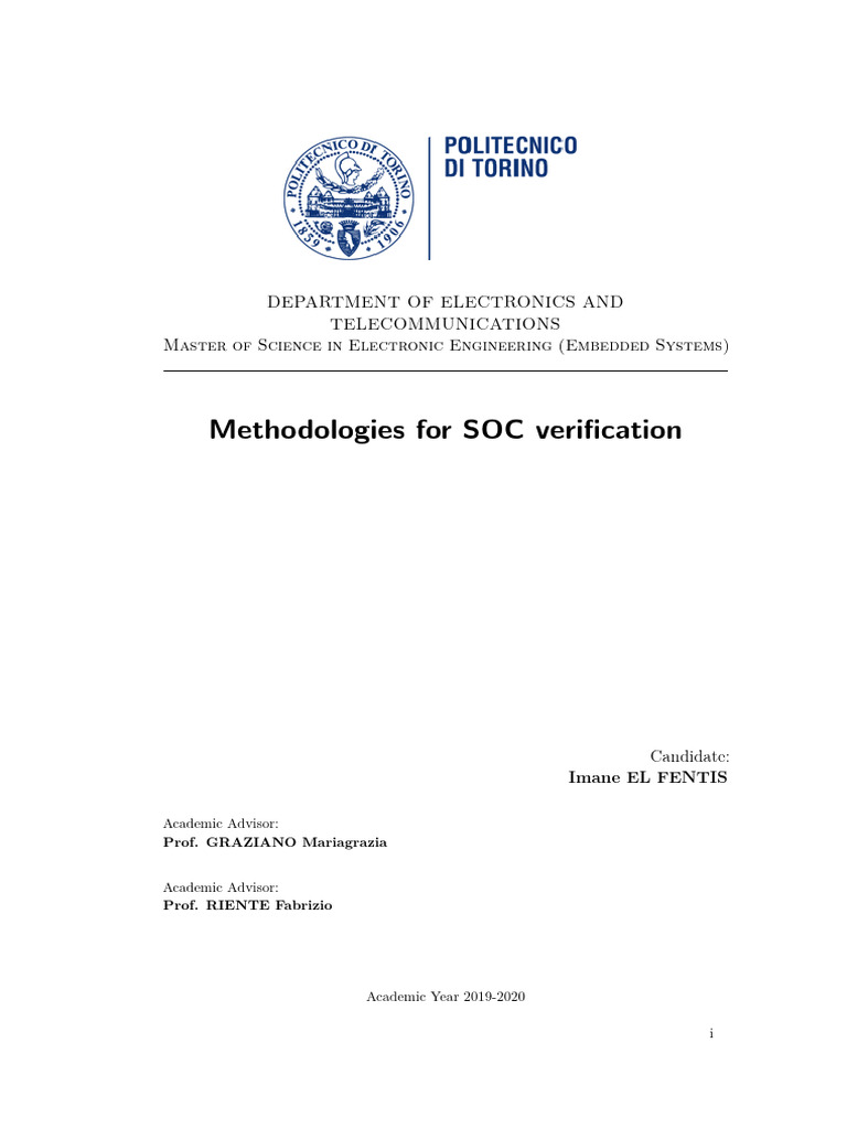 Soc Verification | PDF