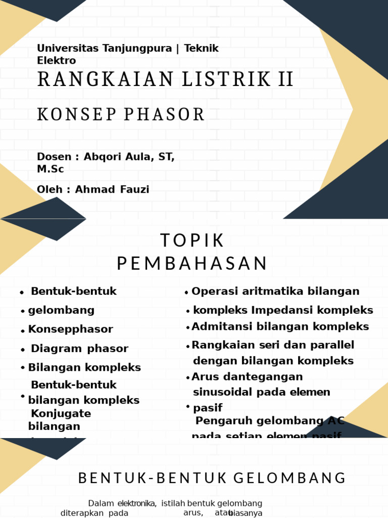 Konsep Phasor RL II | PDF