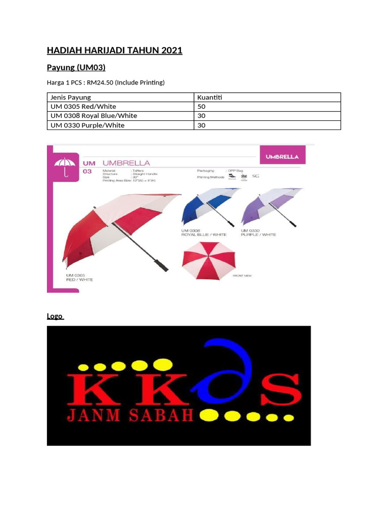 HADIAH HARIJADI TAHUN 2021 | PDF