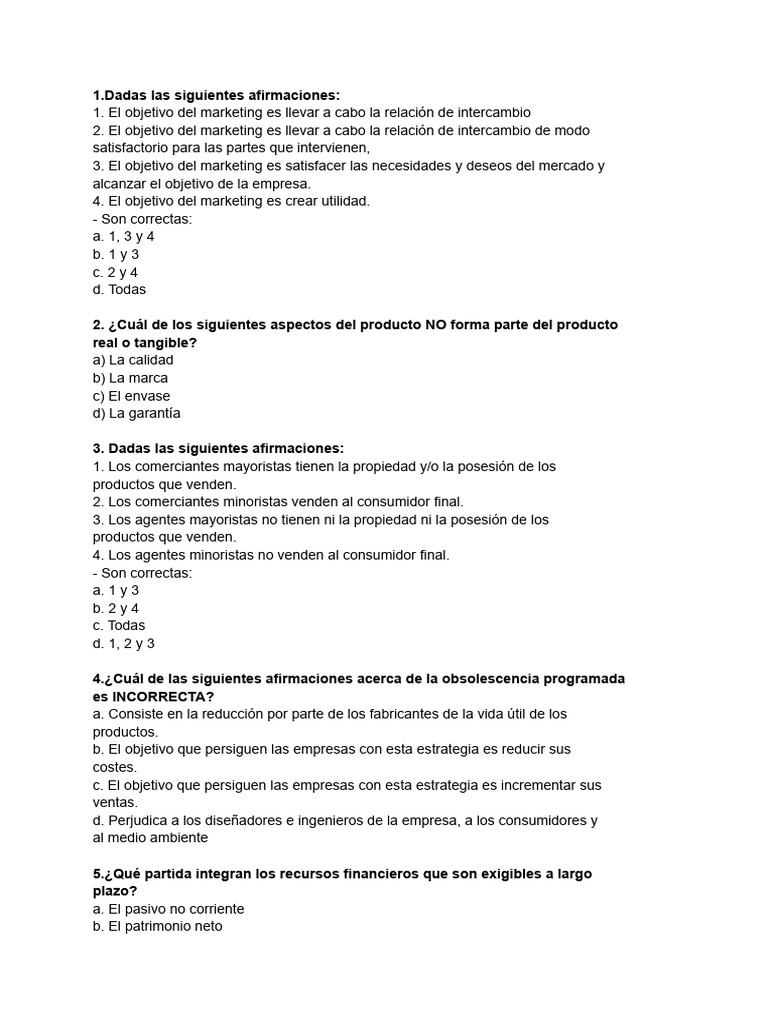 Examen Economía Julio Daza | PDF