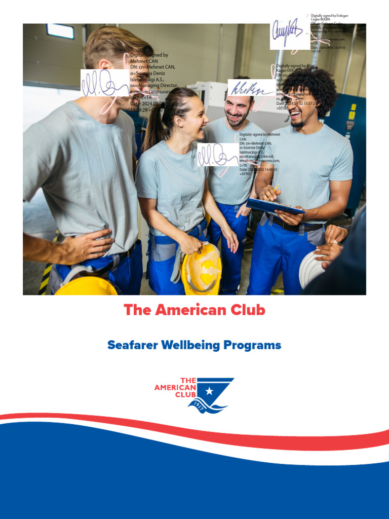 American-Club-Seafarer Wellbeing Programs 2024 08 | PDF