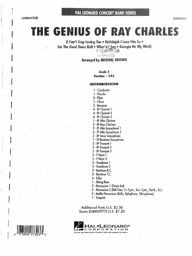 The Genius of Ray Charles | PDF