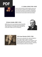 Birth Dates of Notable Scientists | PDF | Biology | Genetics