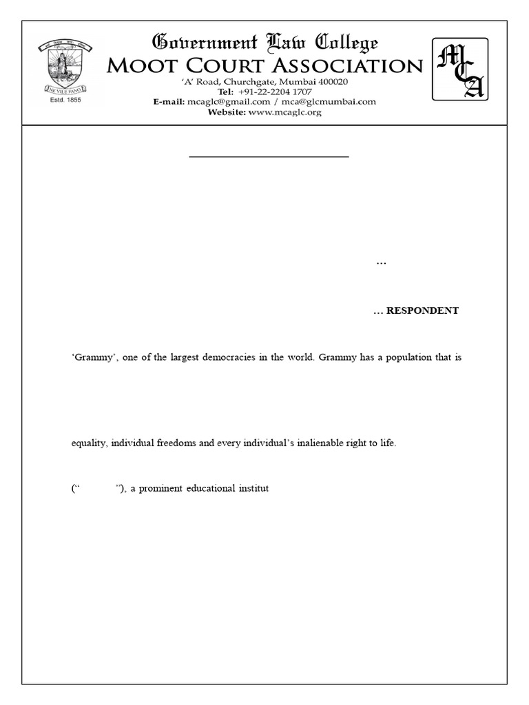Demonstration Moot, 2024 | PDF