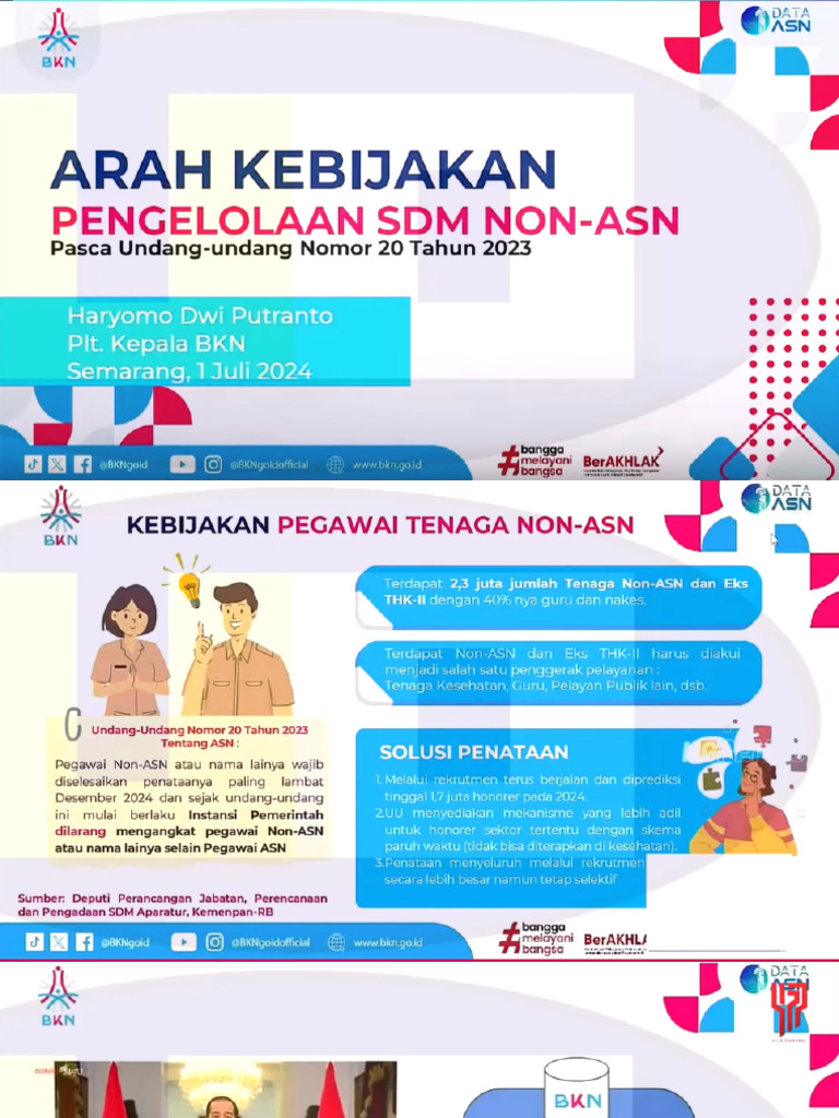Hasil Verval NON ASN Dan Data Alokasi Formasi PPPK NON ASN 2024 | PDF