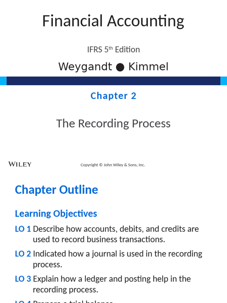 Ch02 Wey FinIFRS 5e PPT | PDF