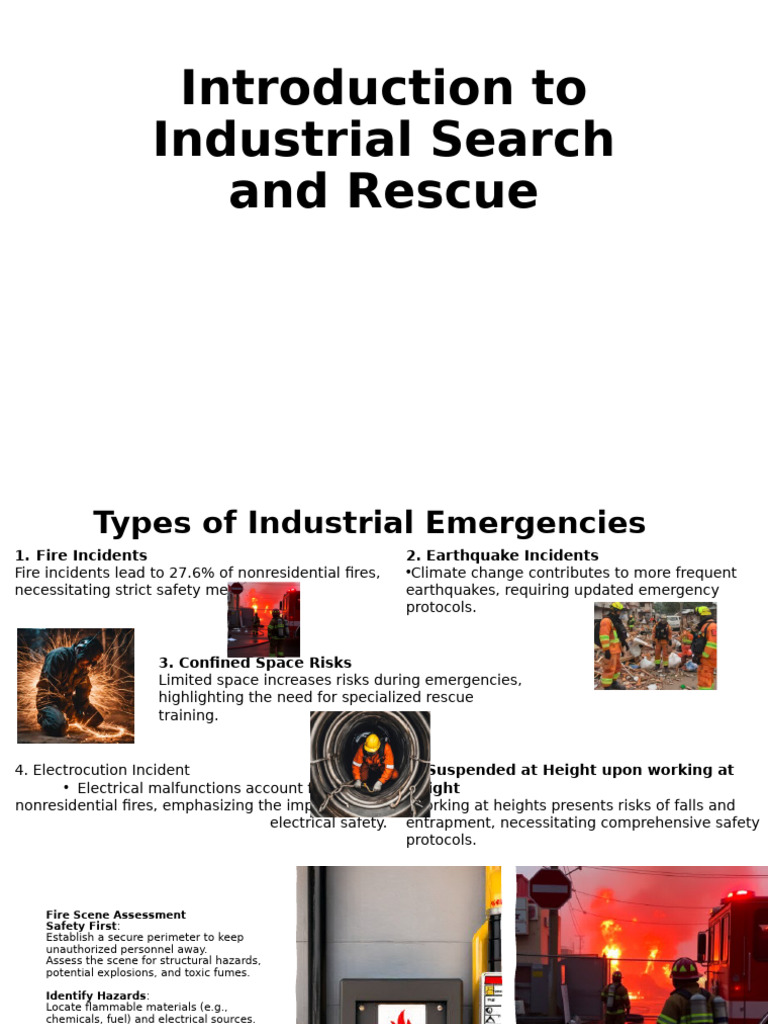 Introduction to Industrial Search and Rescue | PDF