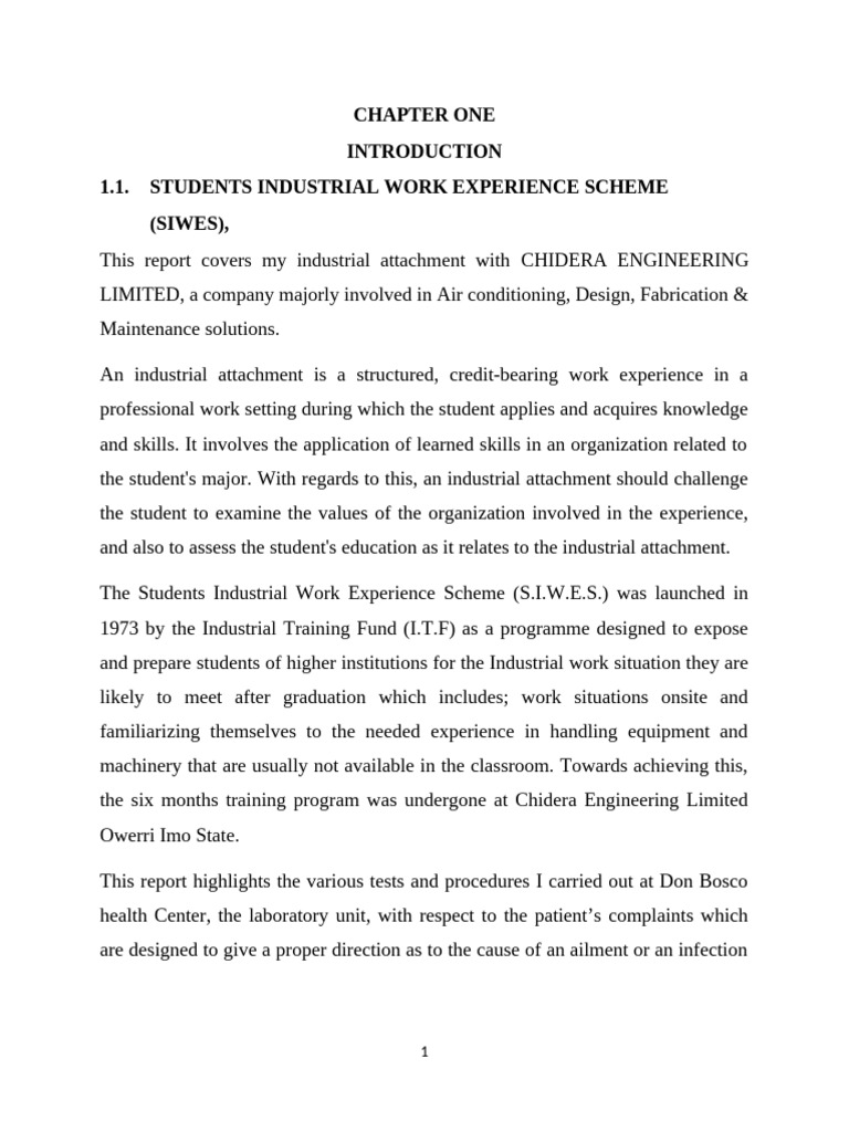 I T Report Ikenna Mech Engr | PDF